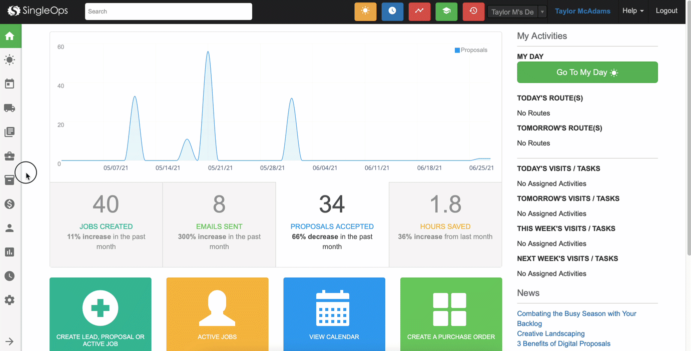 Add New Vendors – SingleOps