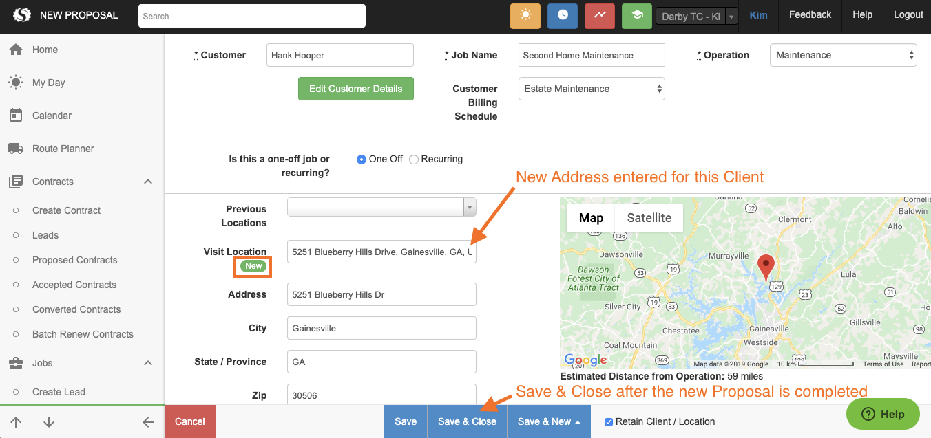 Multiple Visit Locations Per Client – SingleOps