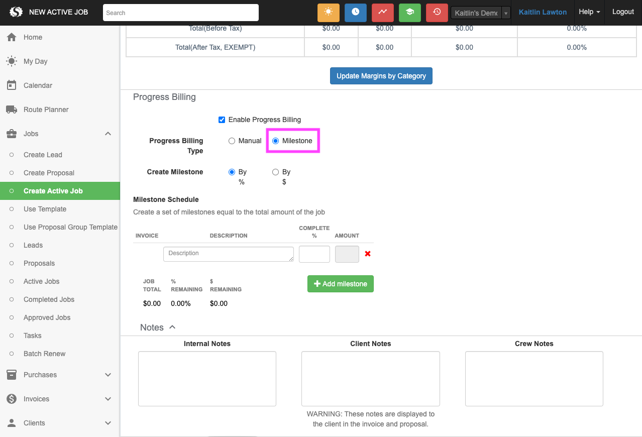 Milestone Progress Billing – SingleOps Knowledge Base Milestone Progress Billing – SingleOps Knowledge Base